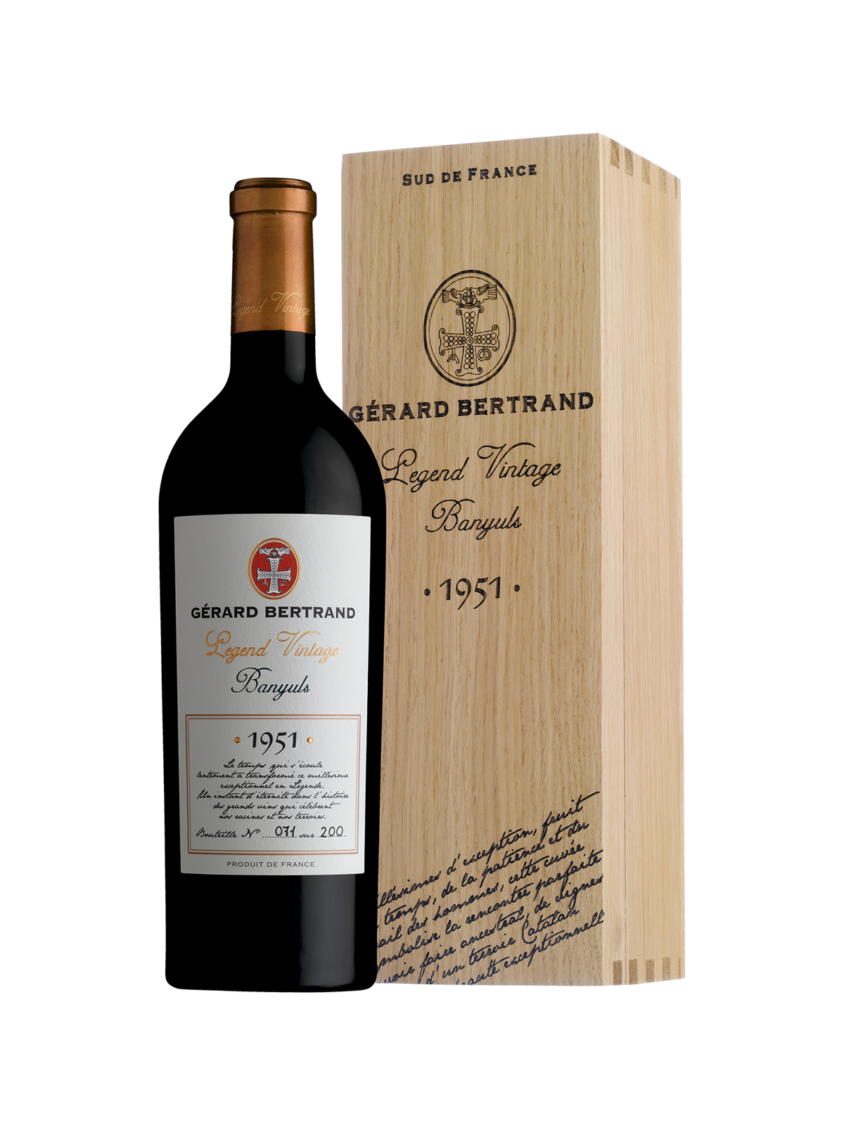 Legend Vintage 1951 Vins Doux Naturels Banyuls