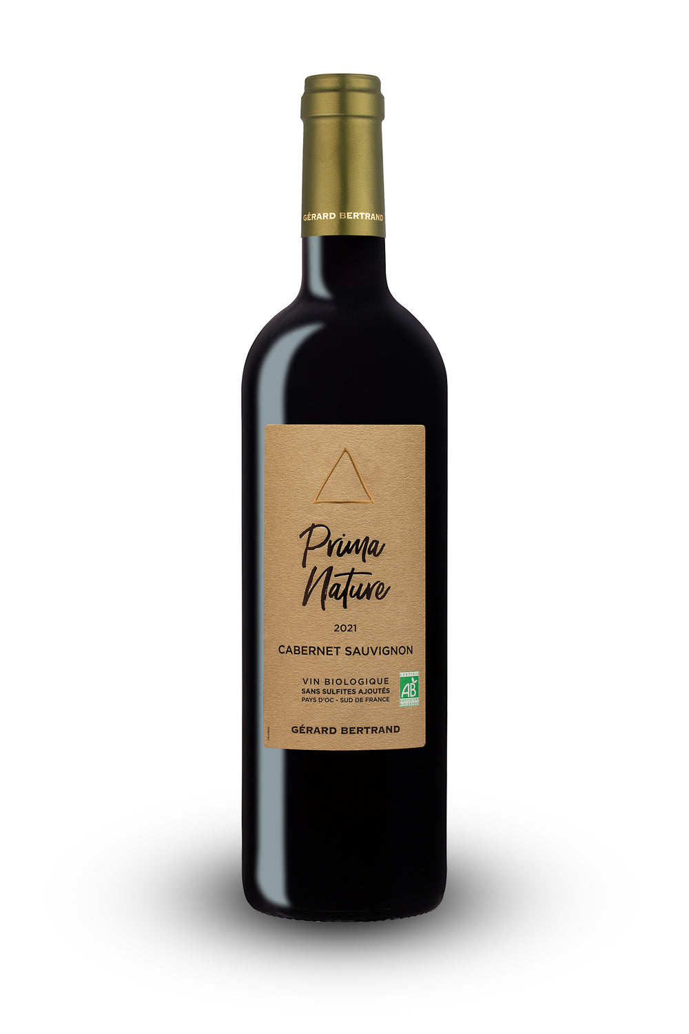 Prima Nature Cabernet Sauvignon vin bio rouge vegan sans sulfites