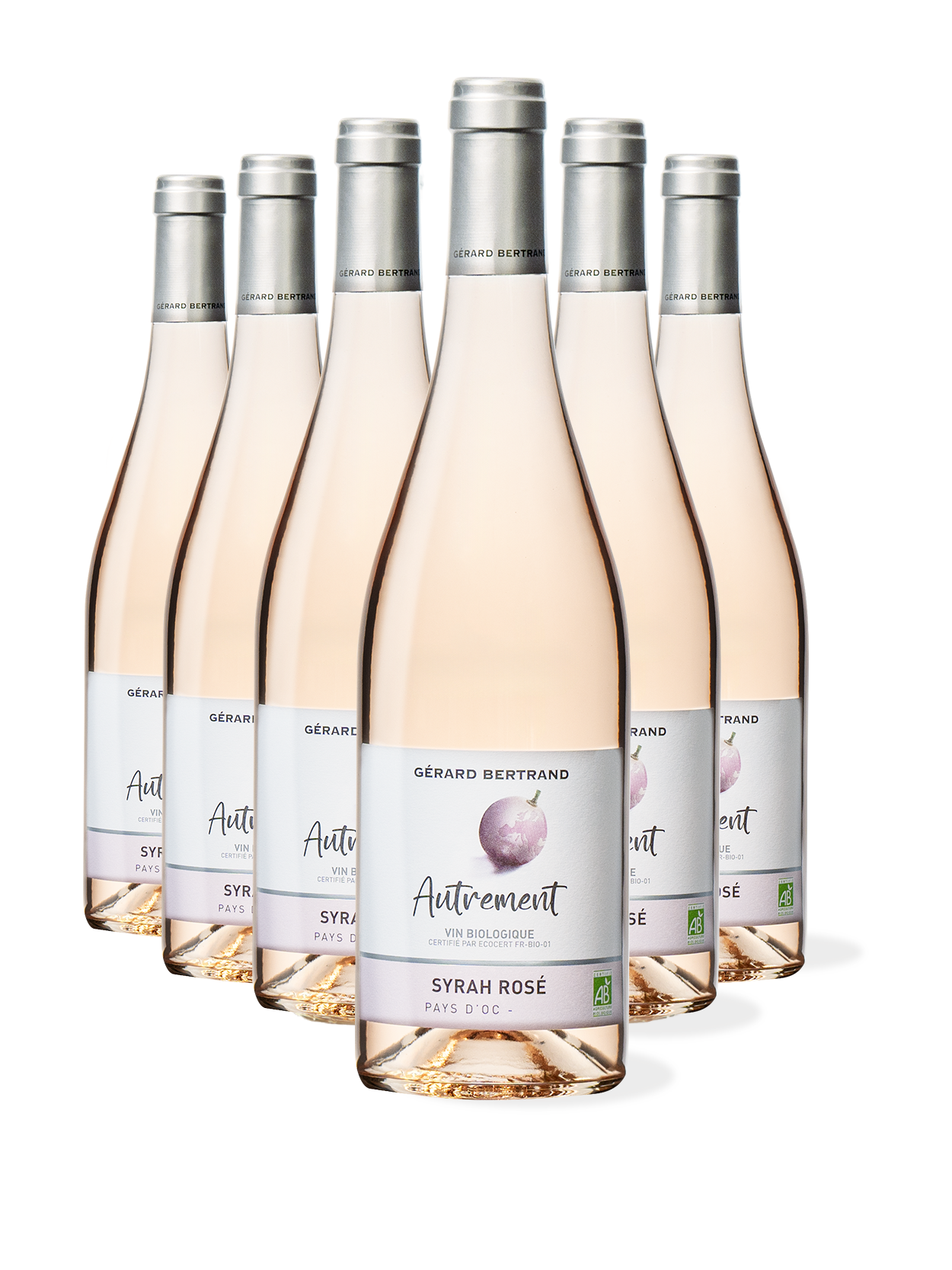 Autrement Syrah rosé 2024 Lot 6 Bouteilles 75cl